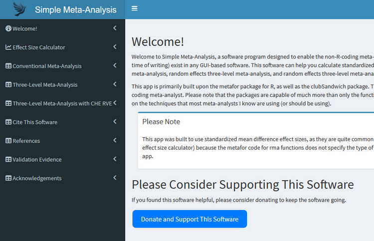 Simple Meta-Analysis Software – Learn Meta-Analysis LLC